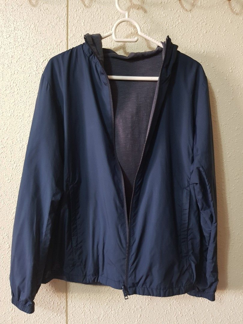 Men's Uniqlo reversible parka jacket, Men's Fashion, Coats, Jackets and ...