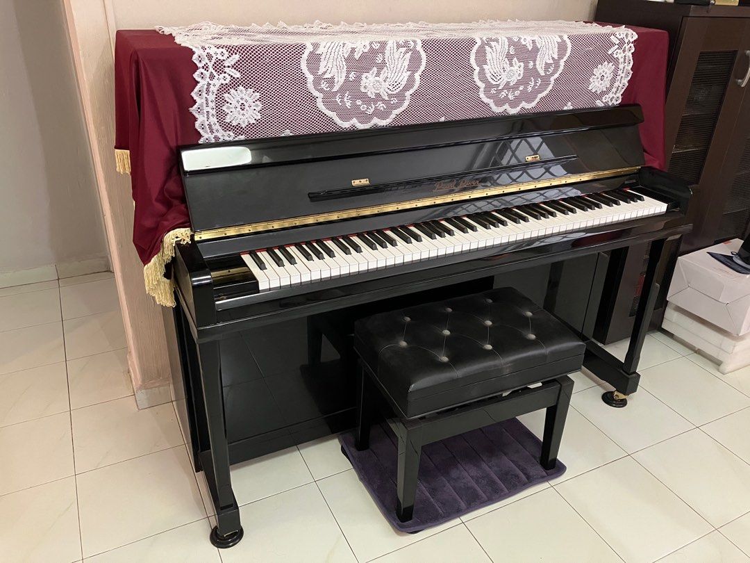 Used Piano - Pearl River UP120S EP, Hobbies & Toys, Music & Media ...