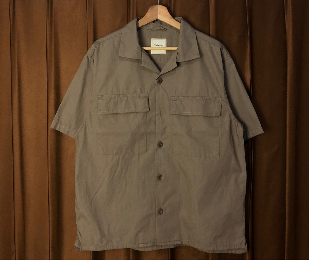 Valman Open Collar Button Polo, Men's Fashion, Tops & Sets, Tshirts ...