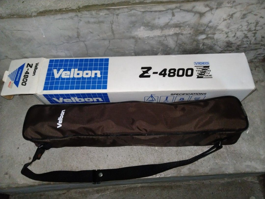 Velbon Z-4800 Tall Tripod Metal Body Camera Recording Video Picture ...