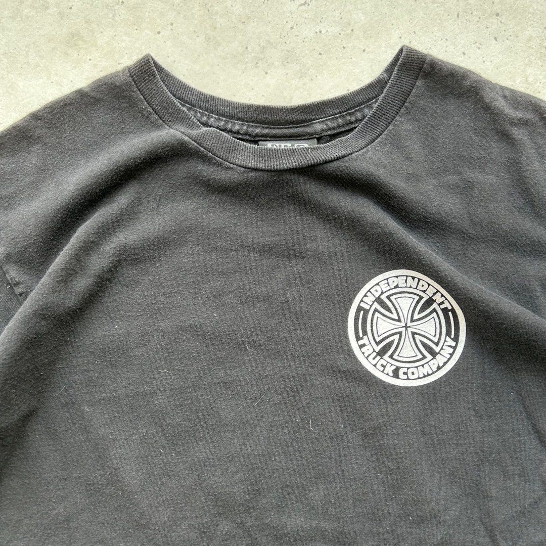 vintage black independent tee, Men's Fashion, Tops & Sets, Tshirts ...