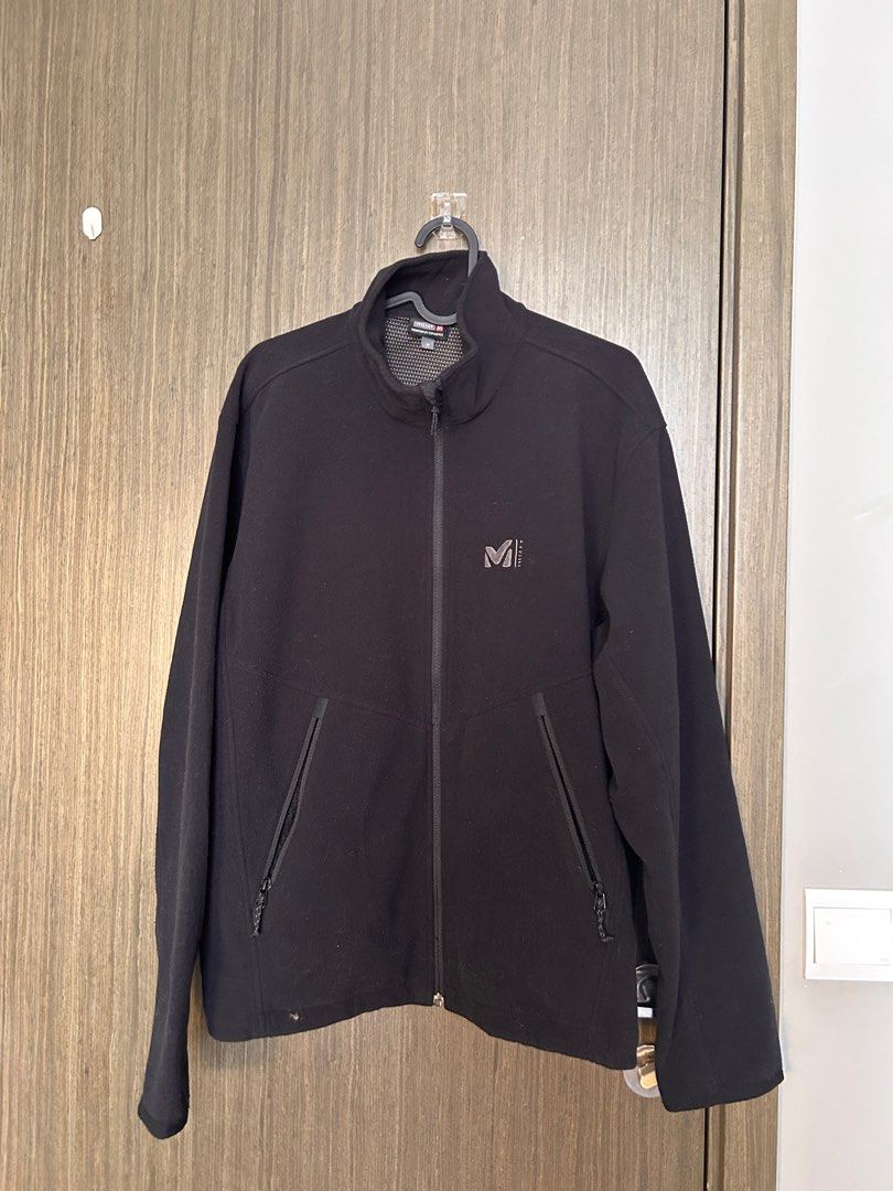 Vintage brand new millet black road man jacket fleece, Women's Fashion ...