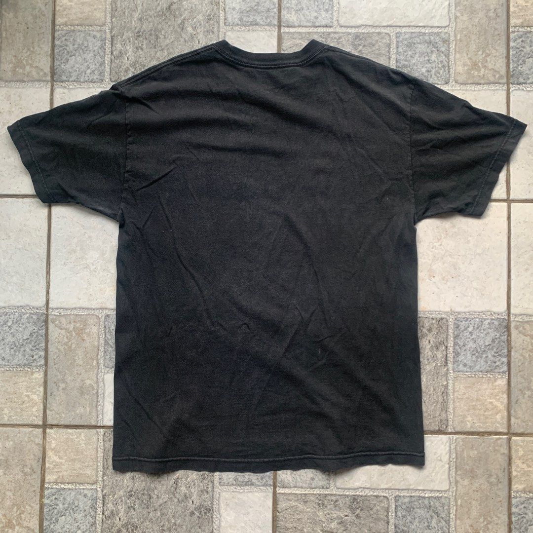 Vintage Faded Black Tee Shirt Alstyle, Men's Fashion, Tops & Sets ...