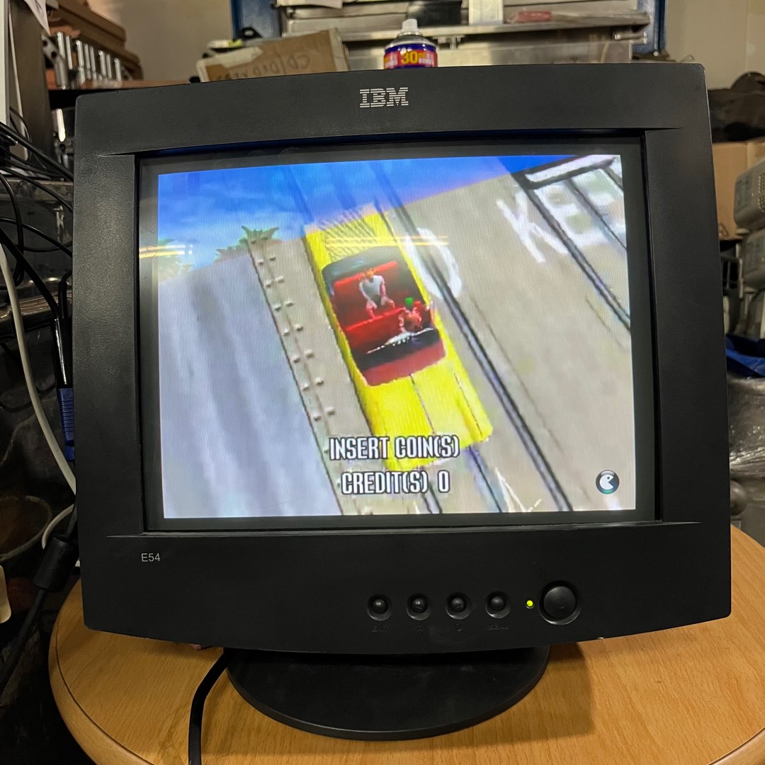 Vintage IBM E54 15" Color Monitor Screen Retro Gaming, Photography ...