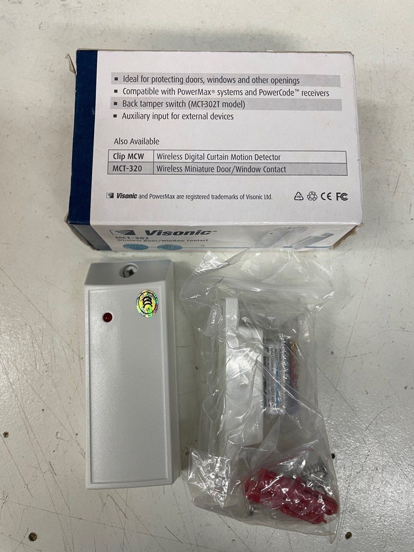Visonic MCT-302 wireless door contact, 家庭電器, 其他家庭電器 - Carousell