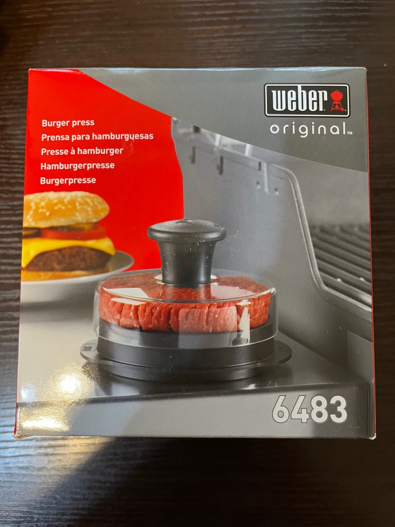 Weber - burger press / 漢堡模具, 家庭電器, 廚房電器, 燒烤爐及火鍋鍋具 - Carousell