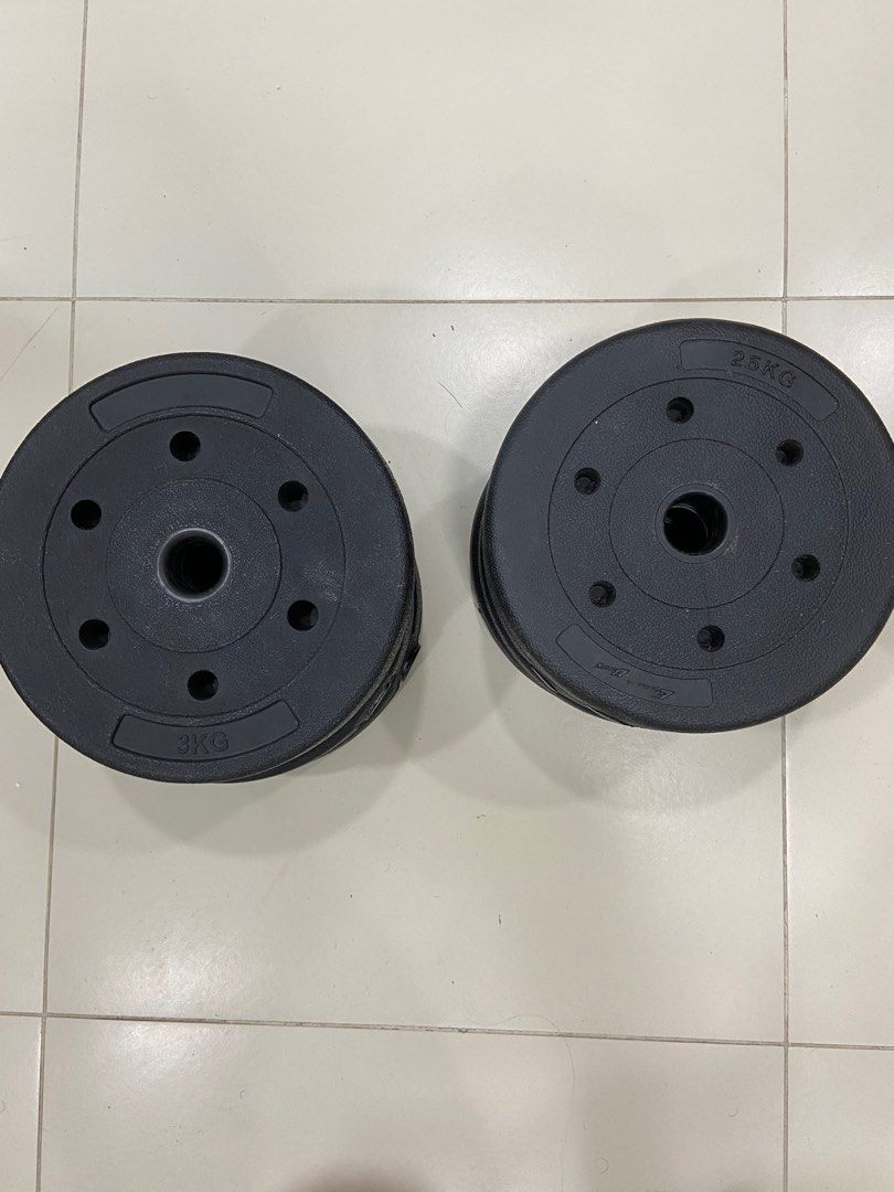 Weight Plates, Sports Equipment, Exercise & Fitness, Weights ...