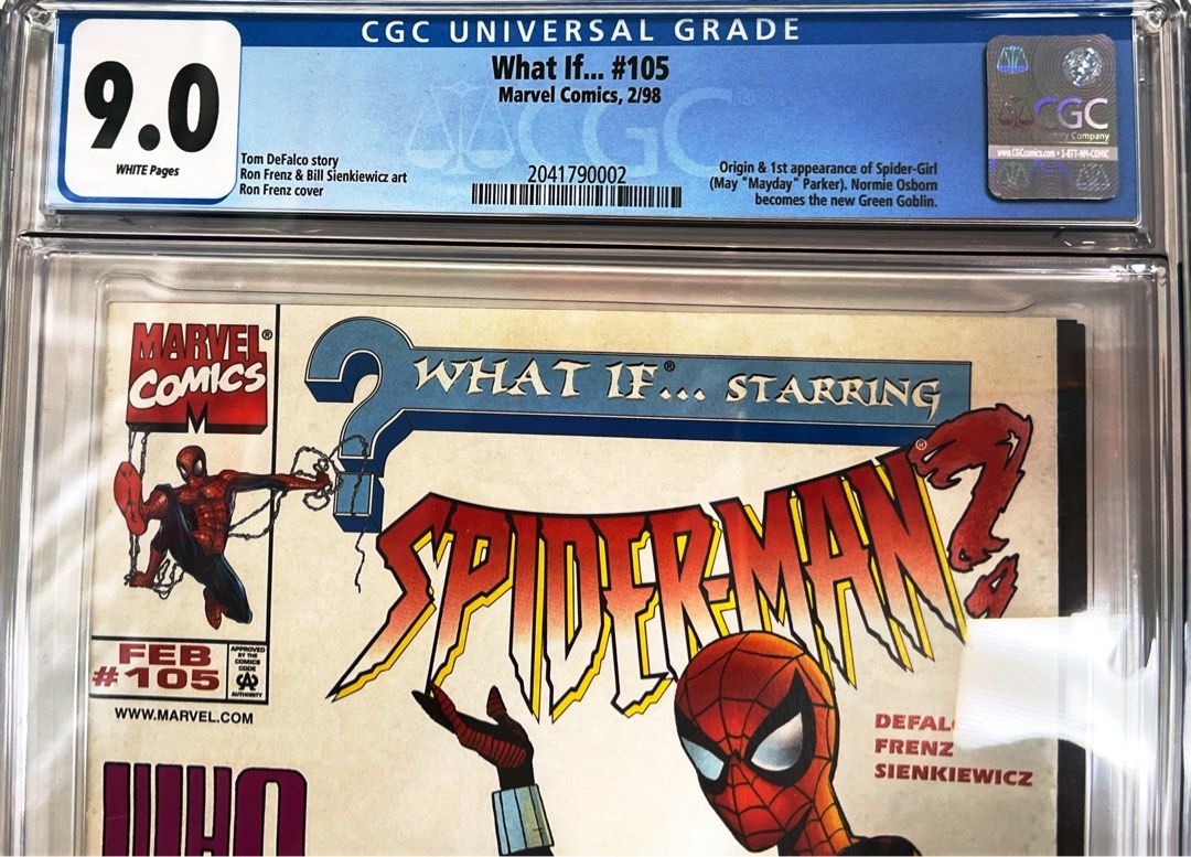 What If Spiderman #105 CGC Slab, Hobbies & Toys, Books & Magazines ...