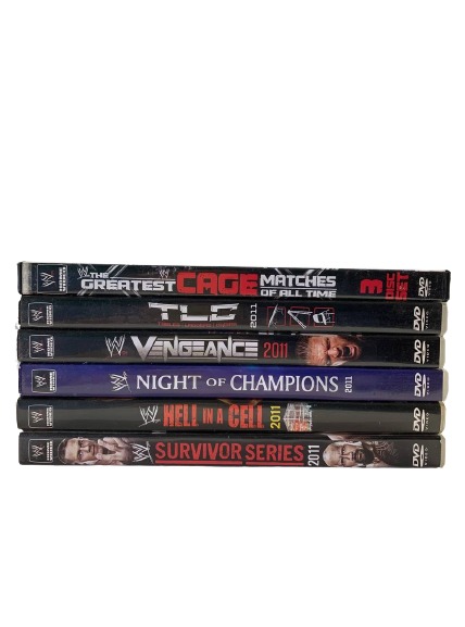 6 WWE DVDs Bundle ($5 per dvd), Hobbies & Toys, Music & Media, CDs ...