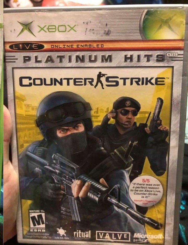 Xbox Counter-Strike Counterstrike CS Counter strike valve FPS first person shooter half-life ...