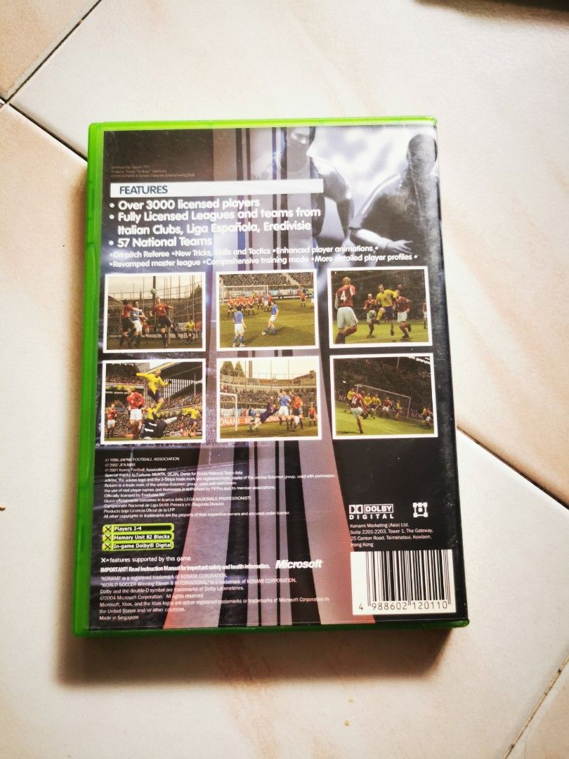 Xbox Winning Eleven 8 World Soccer International, Video Gaming, Video ...