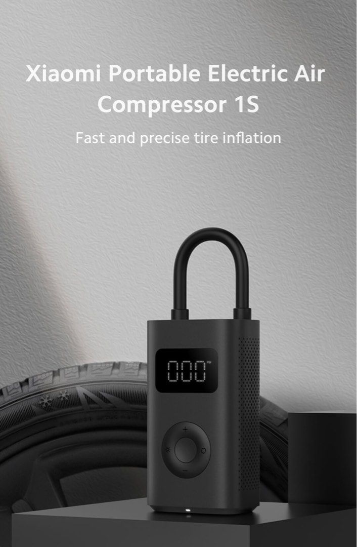 Xiaomi Portable Electric Air Compressor 1S, Mobile Phones & Gadgets ...