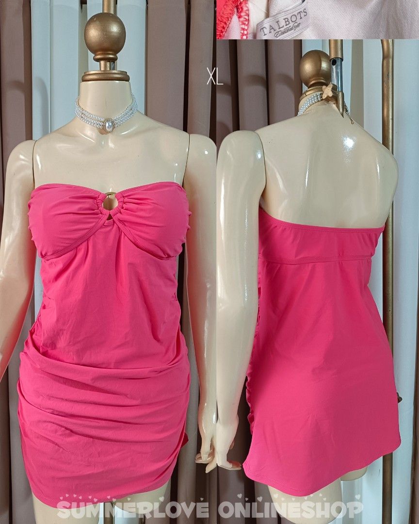 (XL) Talbots Plus Size Swim Dress Swimsuit, Women's Fashion, Swimwear ...