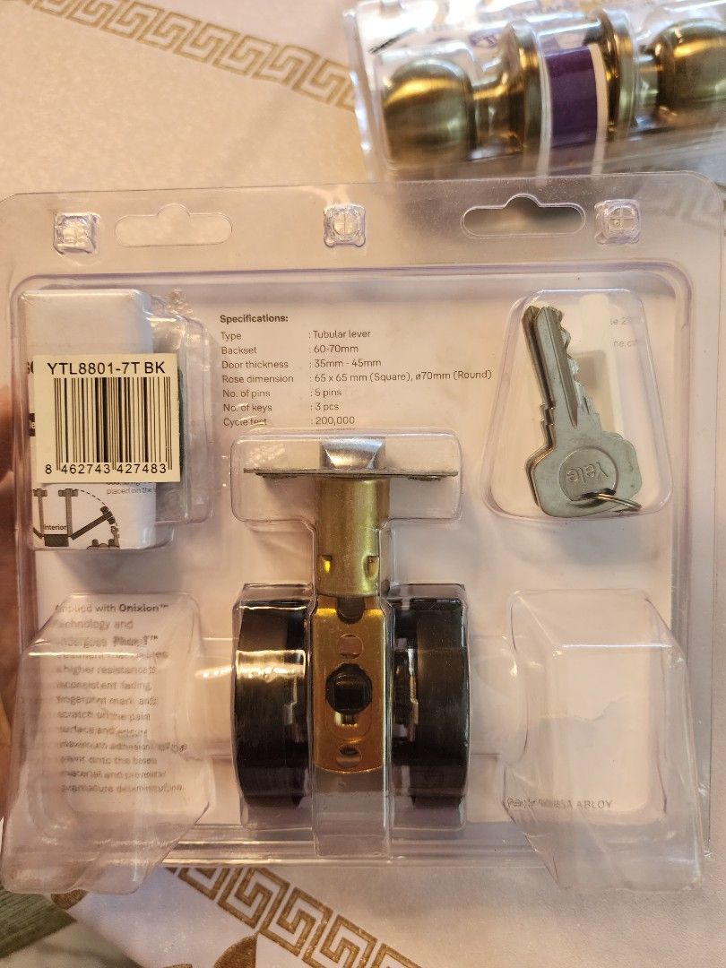 Yale YTL-8801-7T, Furniture & Home Living, Security & Locks, Locks ...