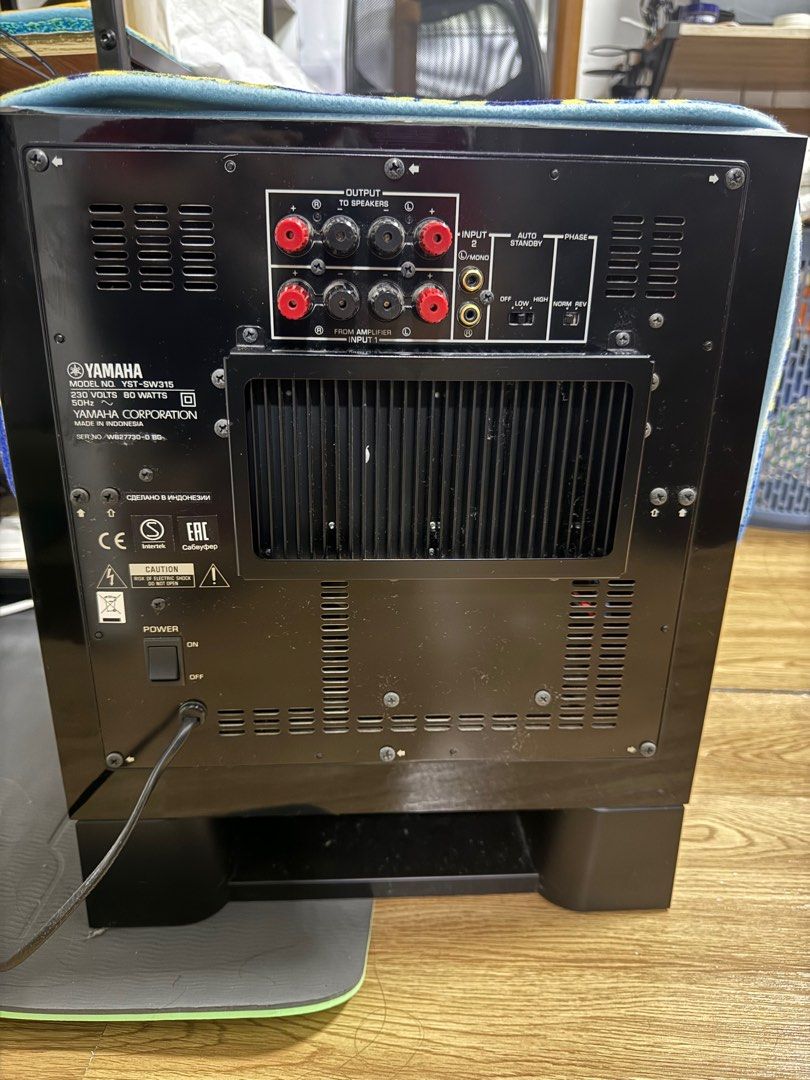 Yamaha YST-SW315 Subwoofer, Audio, Soundbars, Speakers & Amplifiers on ...