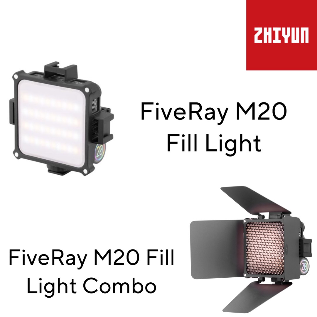 ZHIYUN FiveRay M20 Fill Light/Combo, Photography, Photography ...