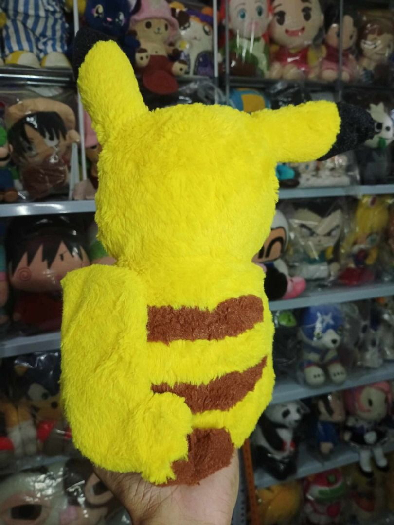 10-Inch Fluffy Pikachu Kuta Kuta Series Pokemon Anime Plush Toy (Takara ...