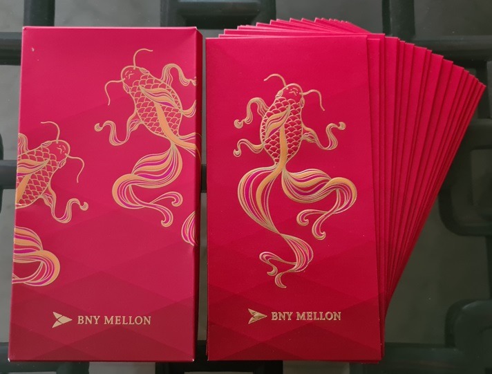 18 pcs BNY Mellon Red Packet / Ang Bao Pow Pao, Hobbies & Toys ...