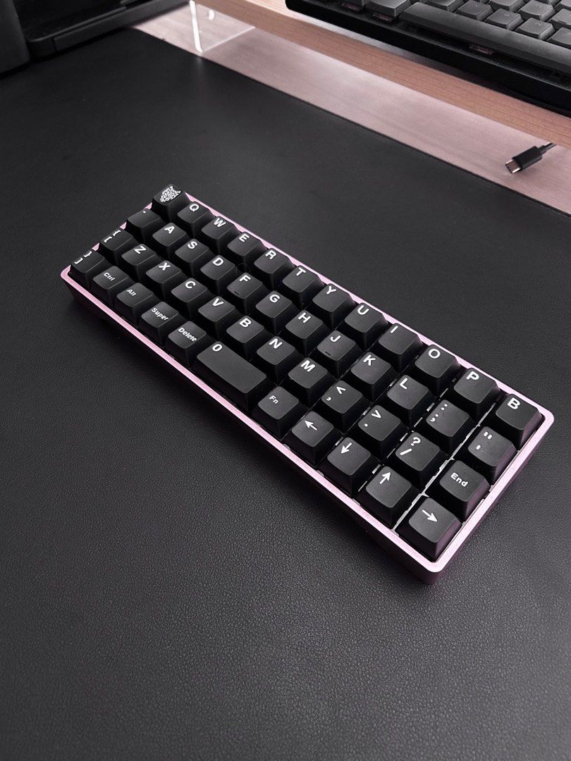 40% Custom Mechanical Keyboard - Fully modded Aluminium ( WOB black ...