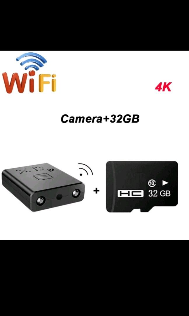 4K Full HD1080P Mini ip Cam XD WiFi Night Vision Camera IR-CUT Motion ...