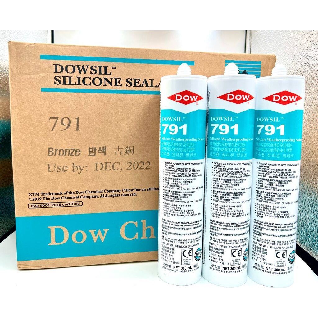 791 玻璃膠 防水 防漏 裝修 工程用 地盤工具 [陶氏 道康寧 Dowsil], 其他, 其他 - Carousell