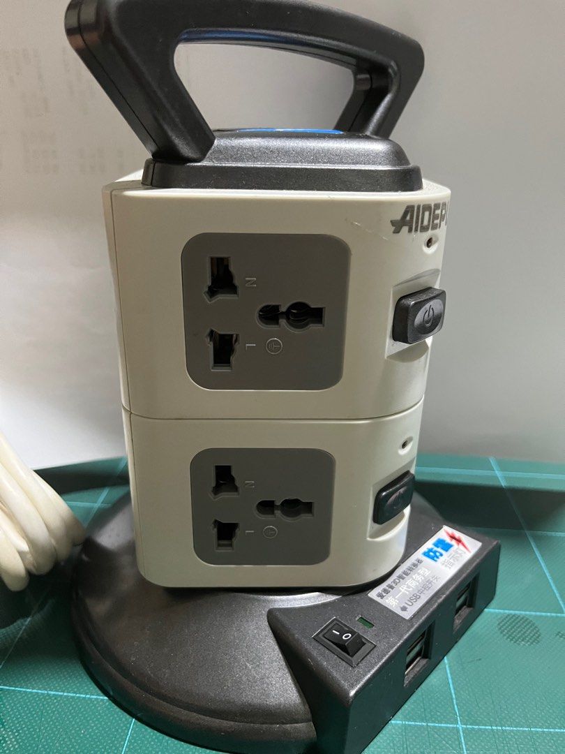 8-ways power adaptor extension, Computers & Tech, Parts & Accessories ...