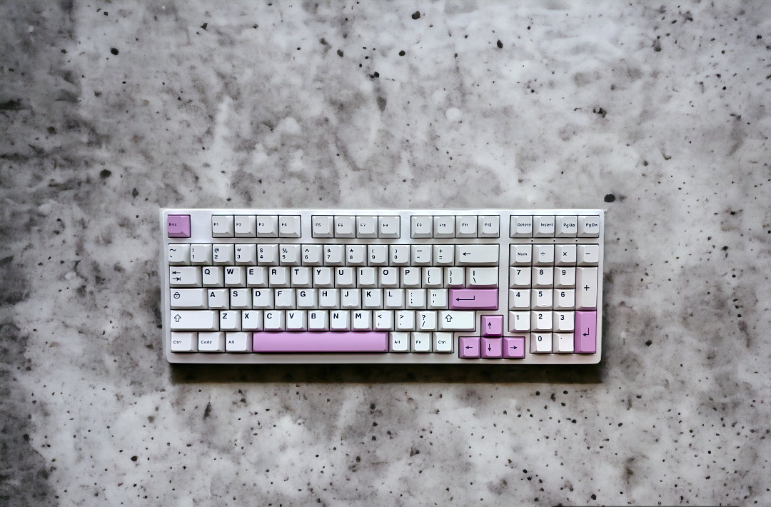 96% Custom Mechanical Keyboard (Amethyst 1211) - Fully Modded Tri Mode ...