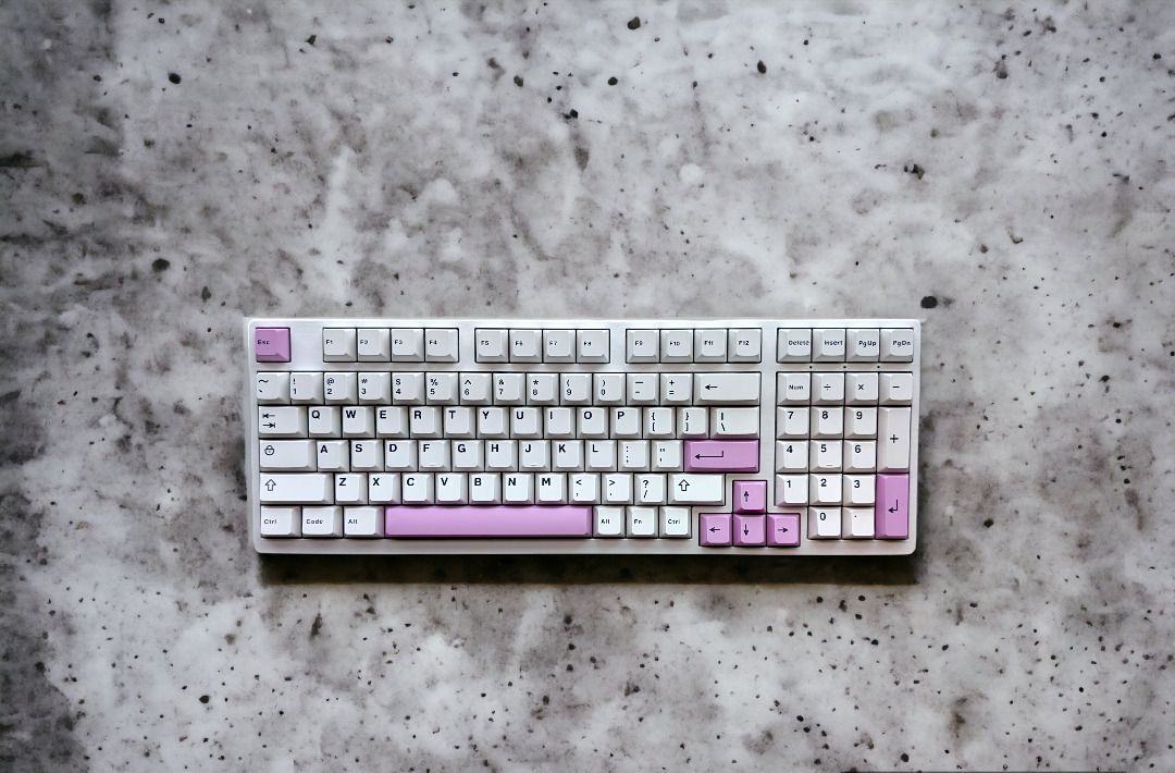 96% Custom Mechanical Keyboard (Amethyst 1211) - Fully Modded Tri Mode ...