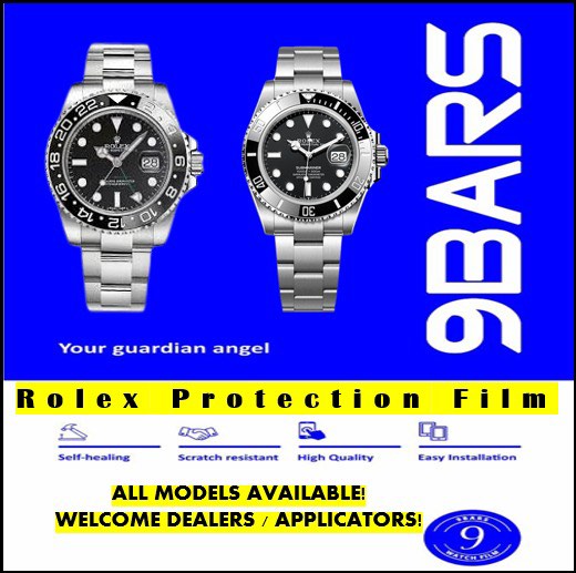 9BARS Rolex Protection Film, Luxury, Watches on Carousell