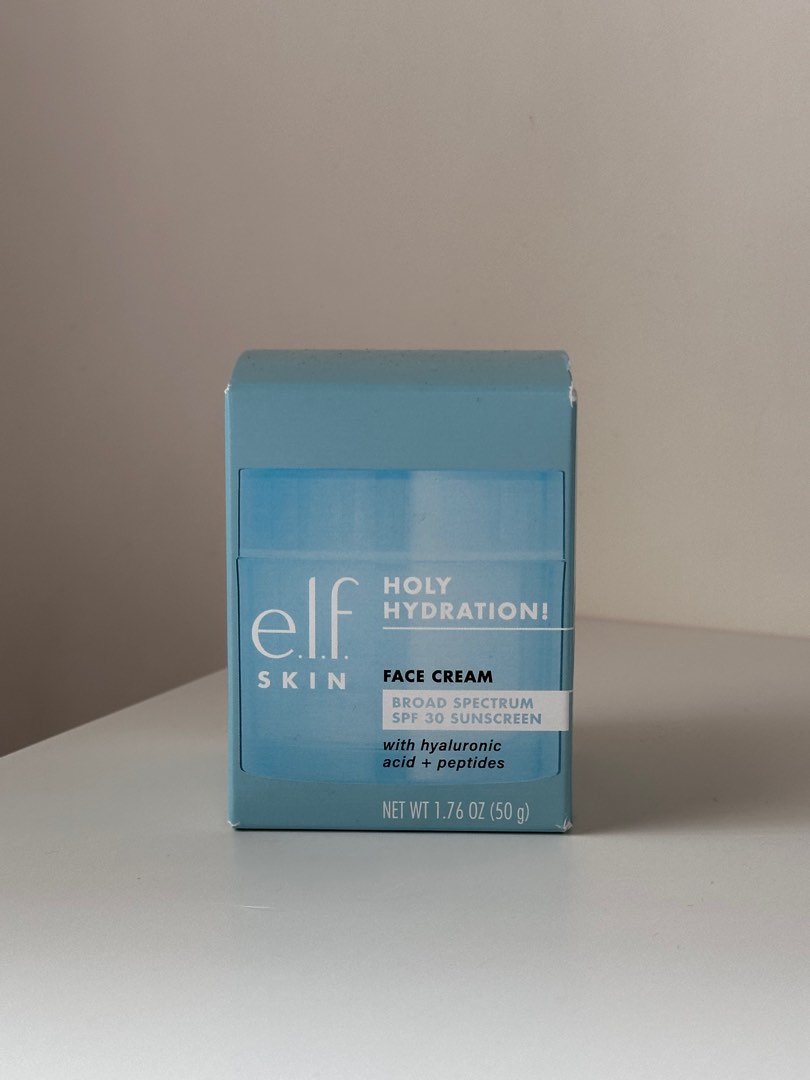 現貨 ELF e.l.f. HOLY HYDRATION! FACE CREAM BROAD SPECTRUM SPF 30 ...