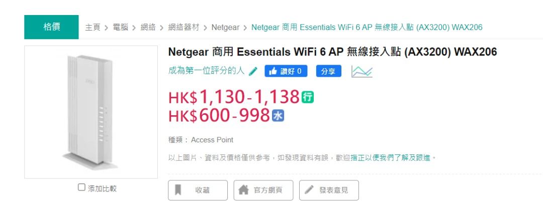 【全新未開封】 NETGEAR WAX206 WiFi 6 Wireless LAN Corporate Access Point ...