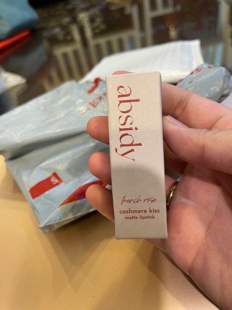 Absidy Cashmere Kiss Matte Lipstick (French Rose), Beauty & Personal ...