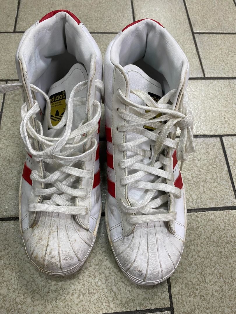 adidas SUPERSTAR high, Men's Fashion, Footwear, Sneakers on Carousell