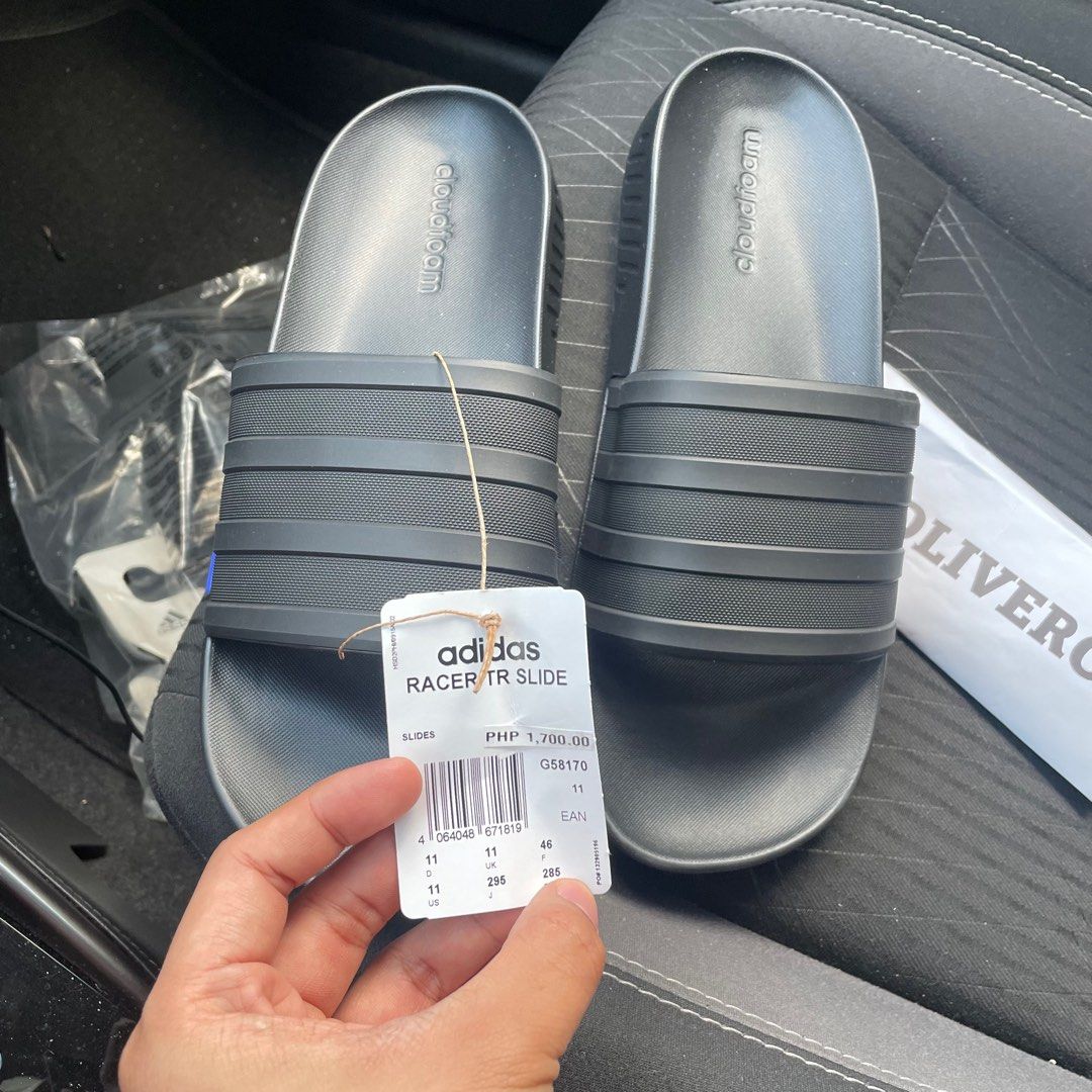 Adidas TR Racer Slides, Men's Fashion, Footwear, Slippers & Slides on ...