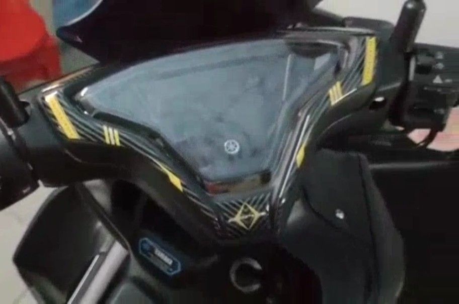 Aerox v2 speedometer outer gel sticker carbon fibre, Motorcycles ...