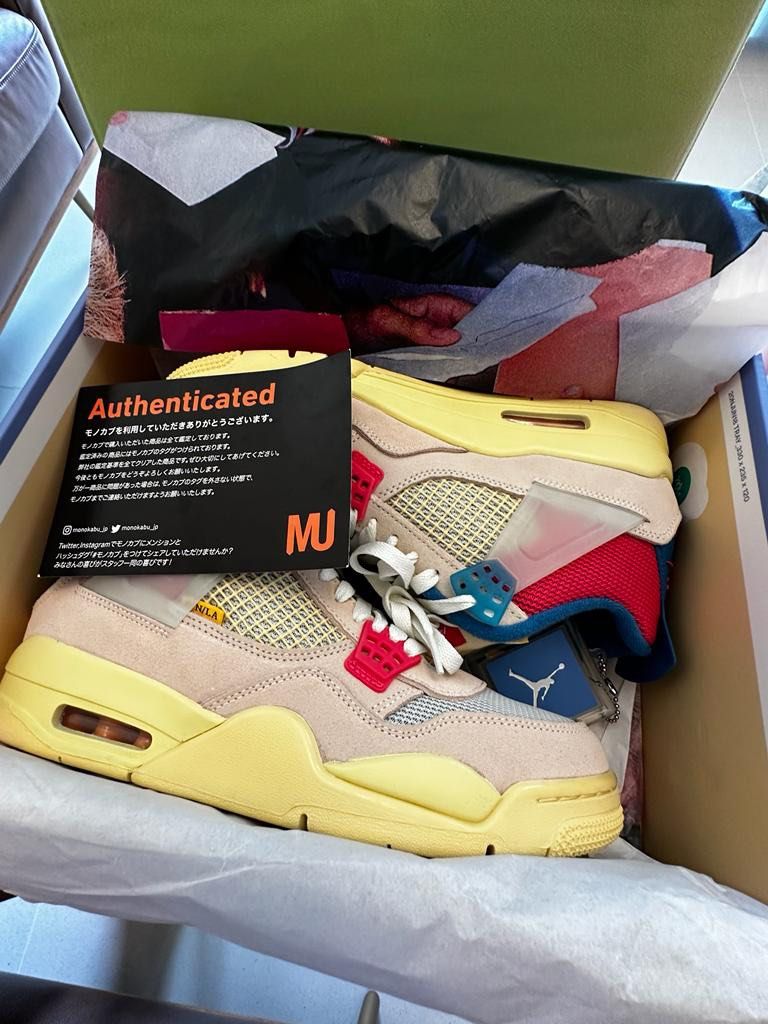 Air Jordan 4 Union Guava Ice, Men's Fashion, Footwear, Sneakers on ...