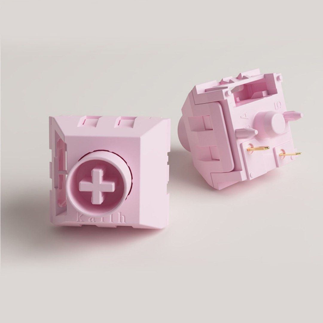 Akko x monsgeek ice cream pink linear switches, Computers & Tech, Parts ...