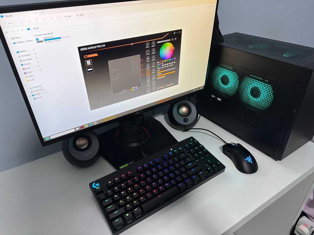 Desktop bundle AMD ryzen 5 5600X, 16gb memory gpu Zotac RTX 3060ti 8gb ...