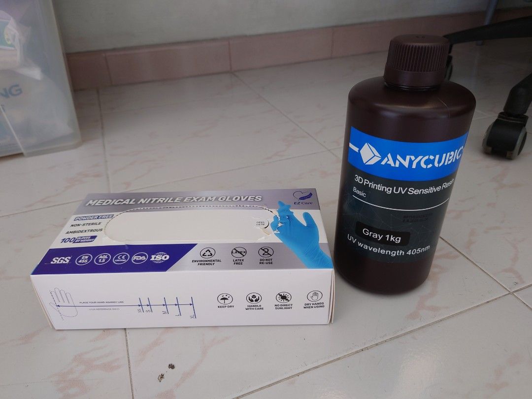 Anycubic Photon SLA 3D Printer (Resin & Nitrile Gloves Included ...