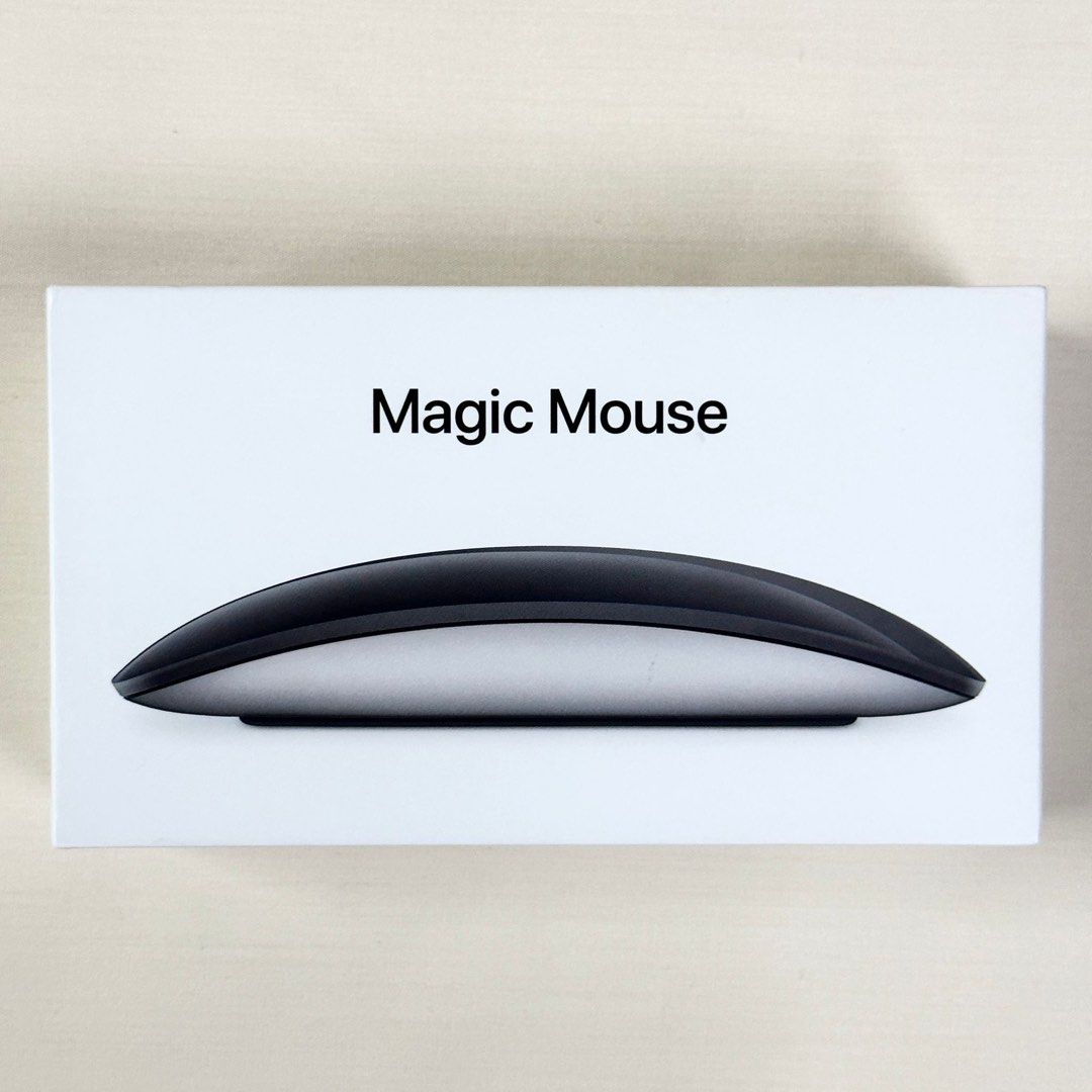 Apple Magic Mouse - Black MultiTouch Surface, 電腦＆科技, 電腦周邊及配件, 電腦滑鼠及相關產品 ...