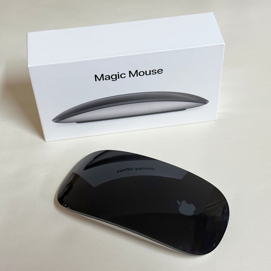 Apple Magic Mouse - Black MultiTouch Surface, 電腦＆科技, 電腦周邊及配件, 電腦滑鼠及相關產品 ...