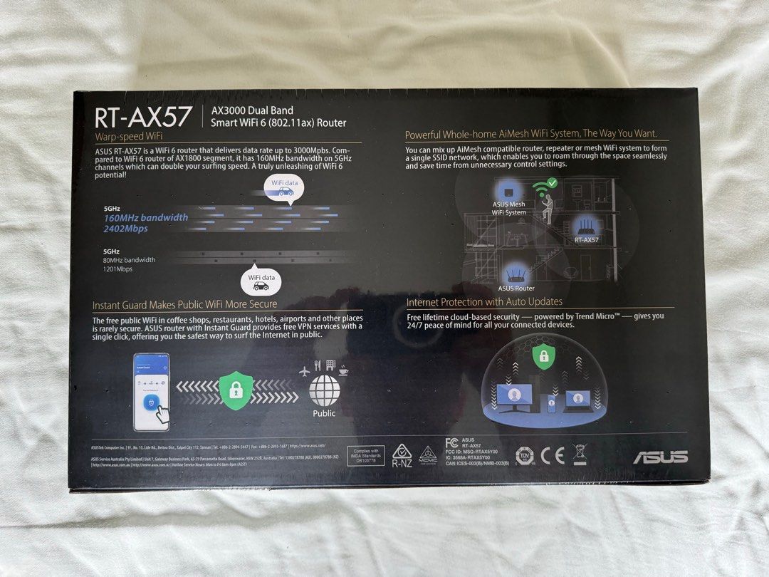 Asus RT-AX57 router, Computers & Tech, Parts & Accessories, Networking ...