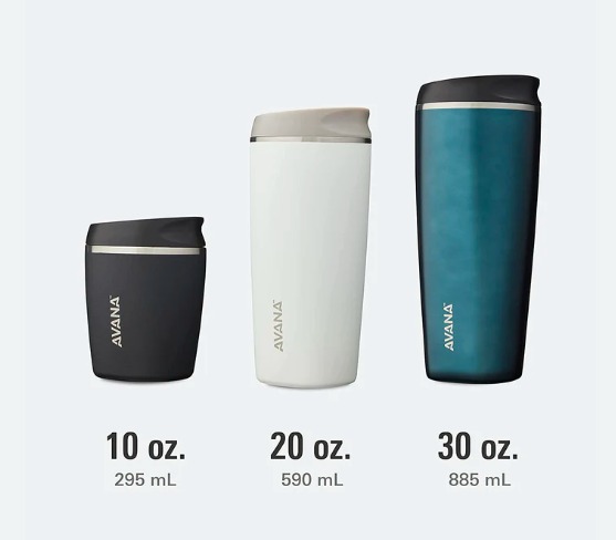 AVANA Sedona 30-oz. Stainless Steel Double Wall Insulated Water Bottle ...
