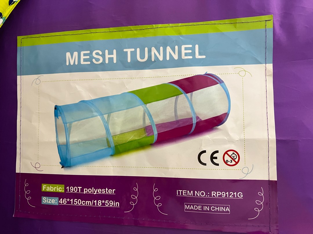 Baby play tunnel crawling, Babies & Kids, Infant Playtime on Carousell