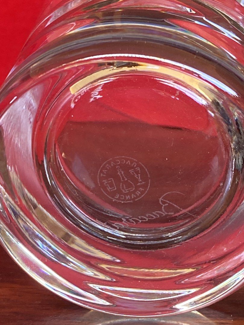 Baccarat Drinking Glass Sign & Hallmark with Original Box, Hobbies ...