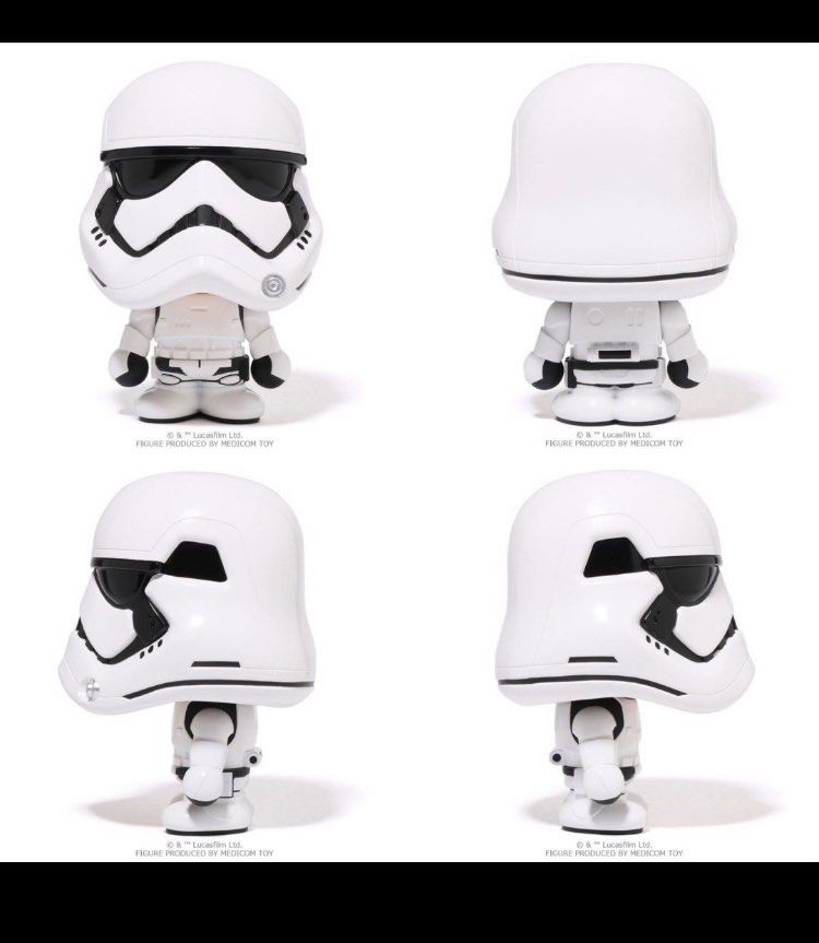 Bape Star Wars Baby Milo VCD First Order Stormtrooper/ Kylo Ren - A ...