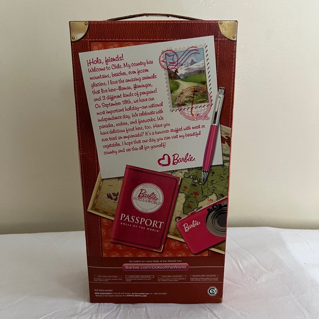 Barbie Dolls of the World - Chile, Hobbies & Toys, Toys & Games on ...