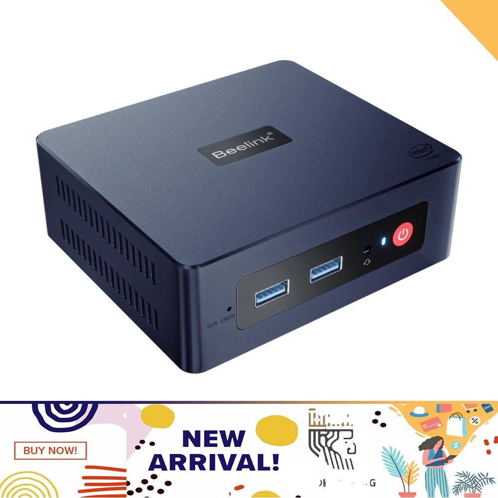 Beelink Mini PC Wi11 Pro, Mini S Mini Computer 11th Gen Quad-Core N5095 ...