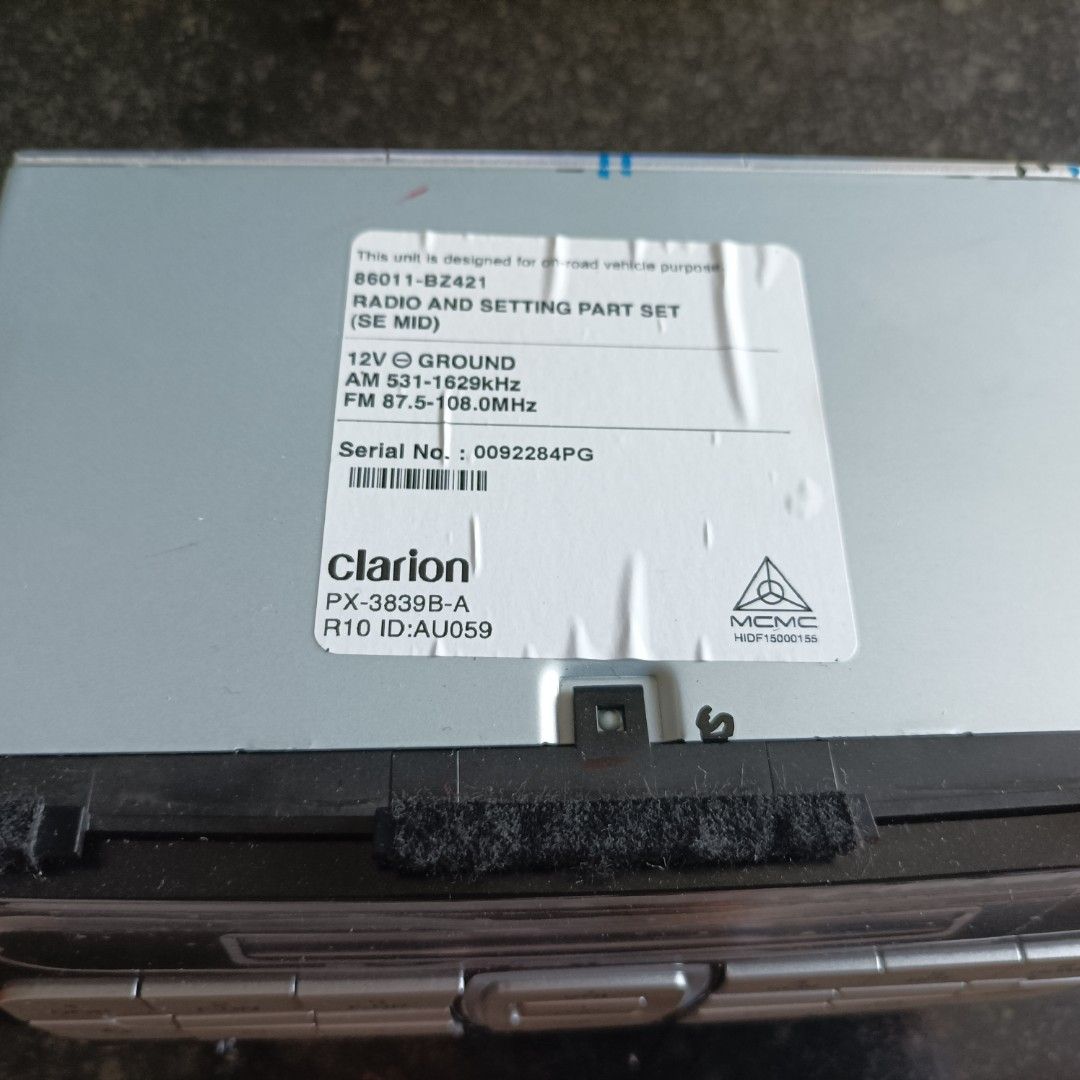 Bezza original fm player, Auto Accessories on Carousell