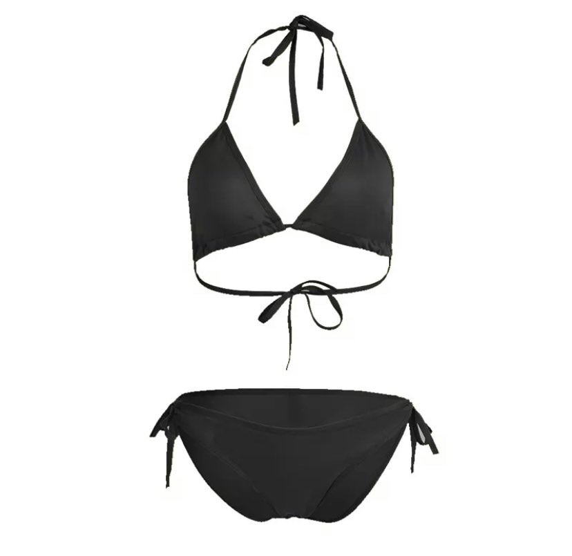 Black bikini, Women's Fashion, Swimwear, Bikinis & Swimsuits on Carousell